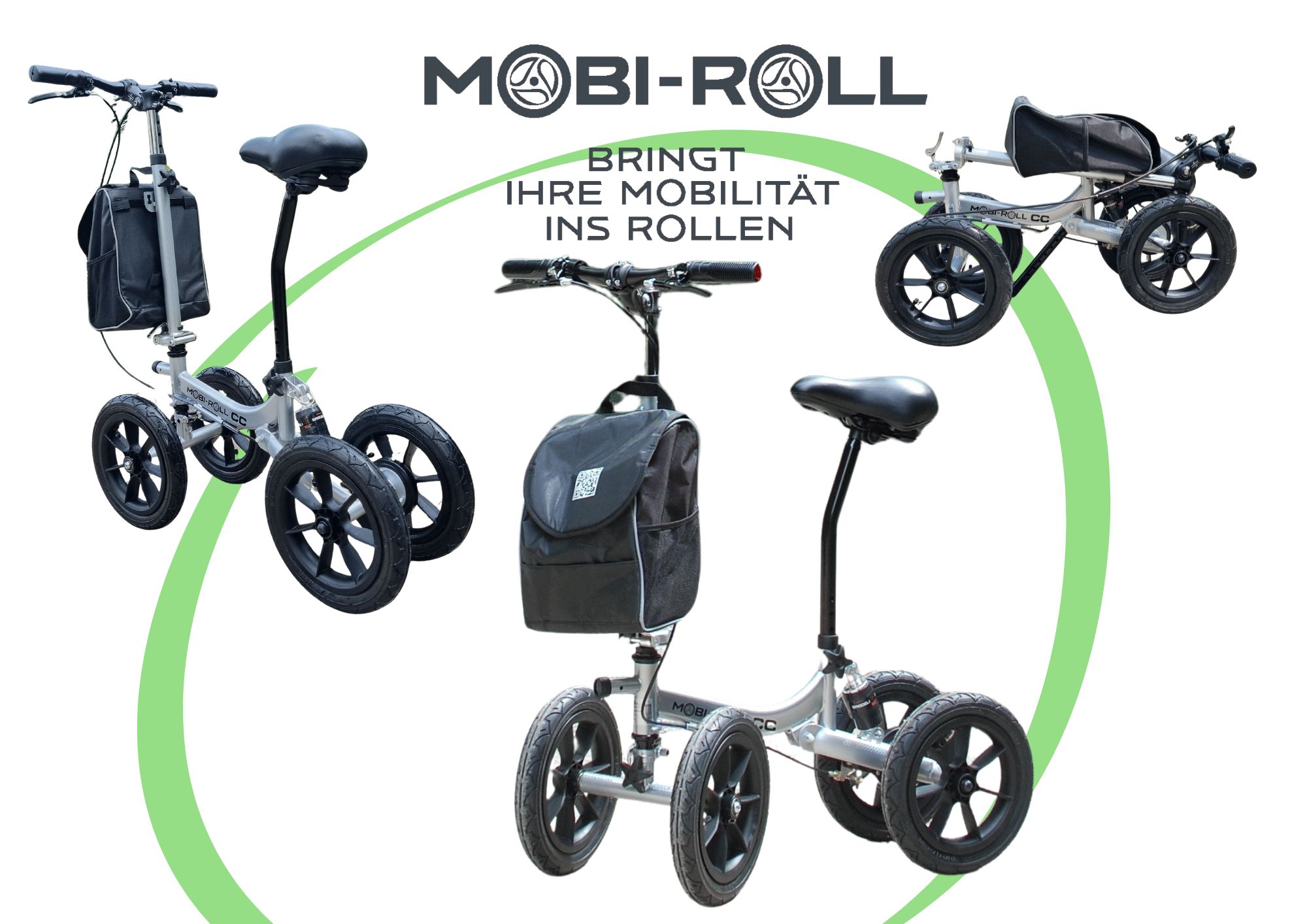 Laufroller Mobi-Roll Walker Cross Country-Gehhilfe für Senioren und ...